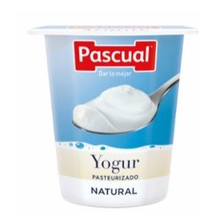 YOGUR PASCUAL SABOR NATURAL 125 GRAMOS PACK 4 UNIDADES | Distribuidora ...
