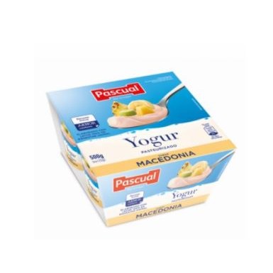 YOGUR PASCUAL SABOR MACEDONIA 125 GRAMOS PACK 4 UNIDADES ...